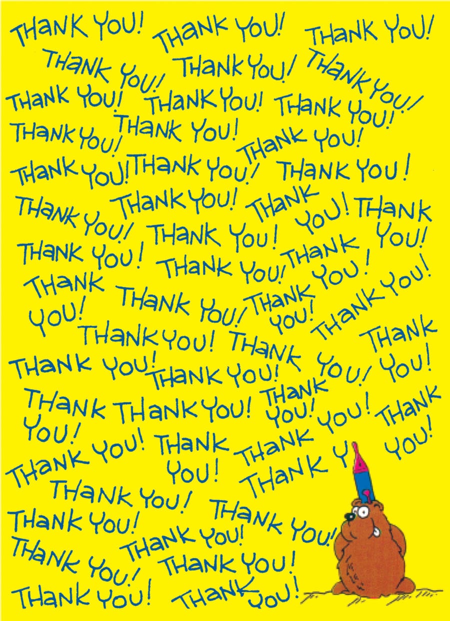 Thanks Again - Personalized Greeting Cards by TheGreetingCardShop.com