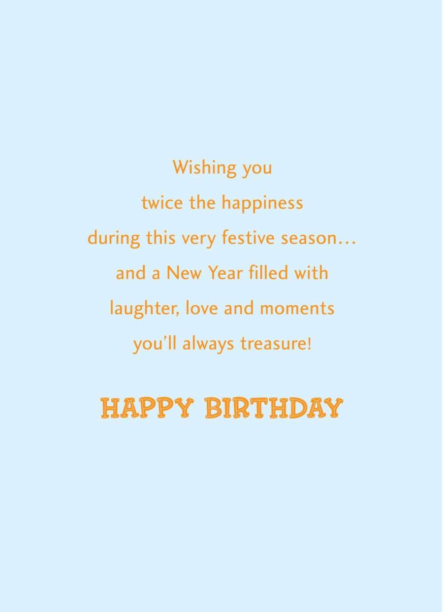 December Birthday - Personalized Greeting Cards by TheGreetingCardShop.com